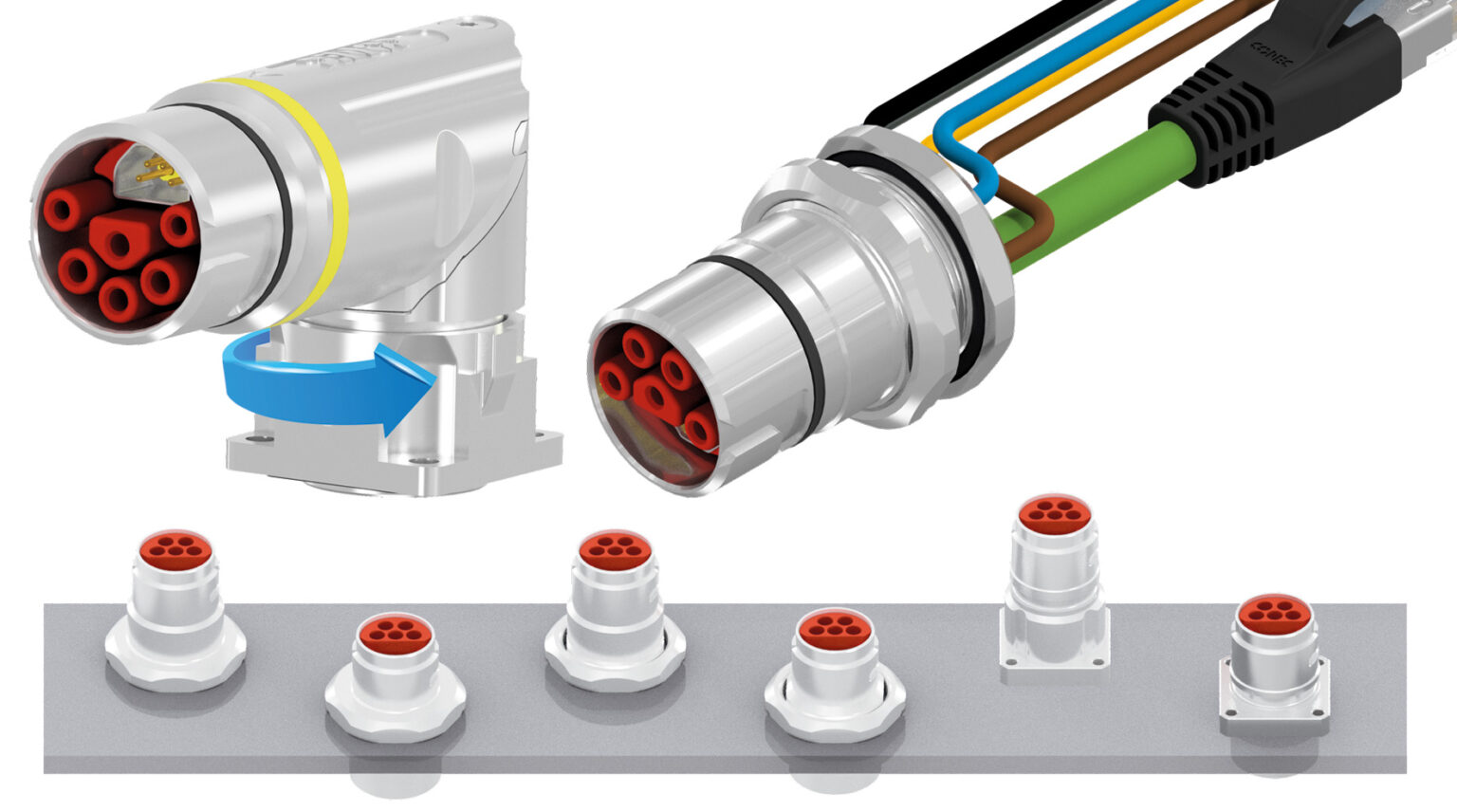 Hybrid Steckverbinder CONEC